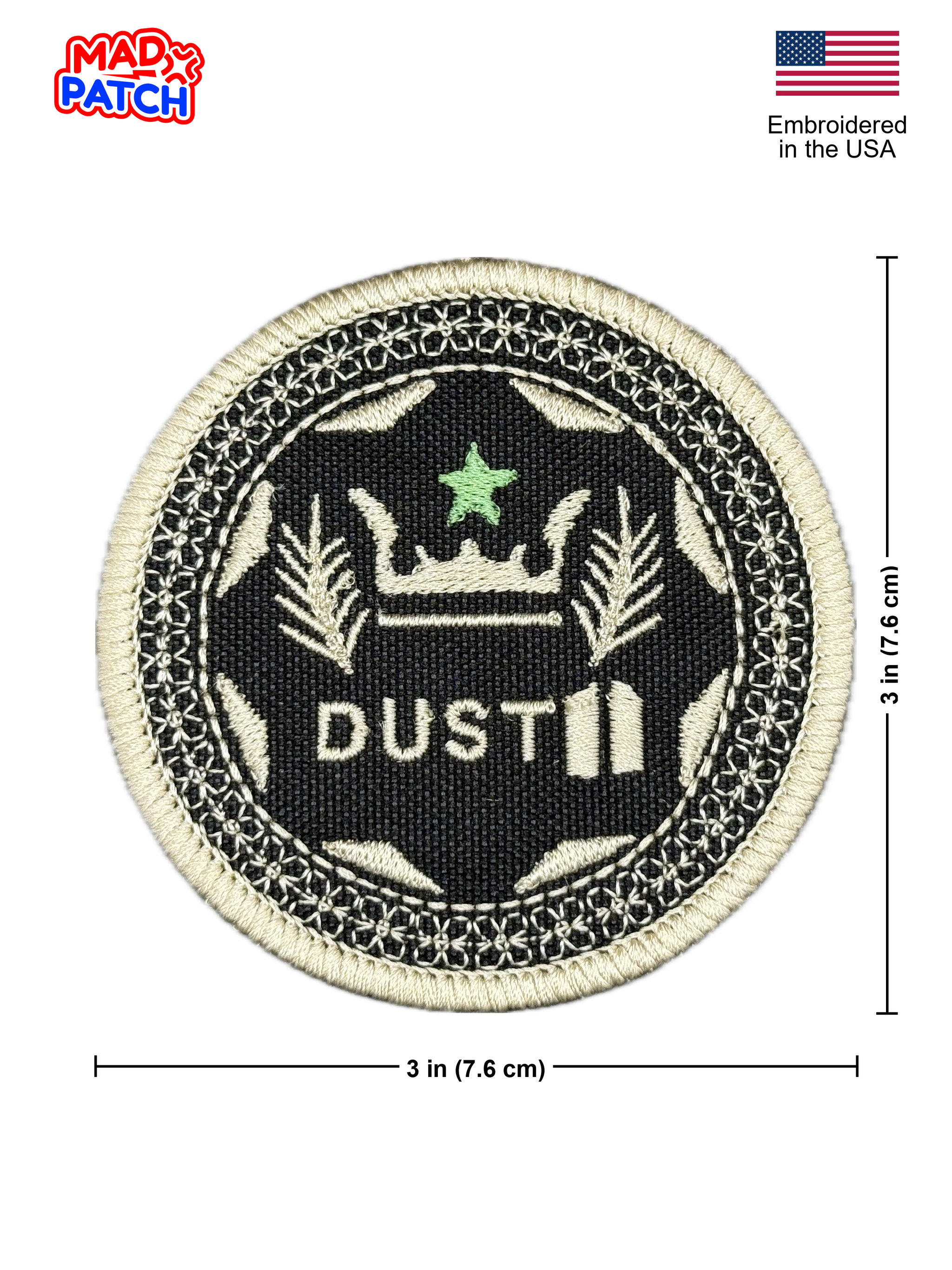 Dust II Patch: Sew-On, Iron-On, or Velcro – MadPatch